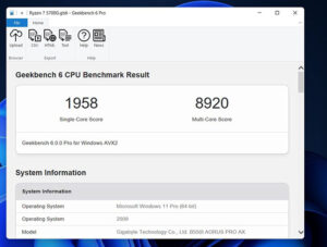 La version 6.4 de GeekBench est disponible en téléchargement