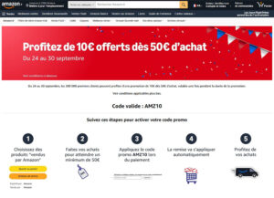 French Days : Amazon.fr offre 10€ de remise sur vos achats