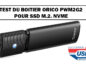 Orico lance le CNM2-U4-GY : boîtier USB4 pour SSD M.2. NVMe